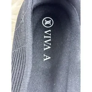 Vivaia | Shoes | Vivaia Margot 2 Flats 39 Us 8 Black Square Toe V Cut ...